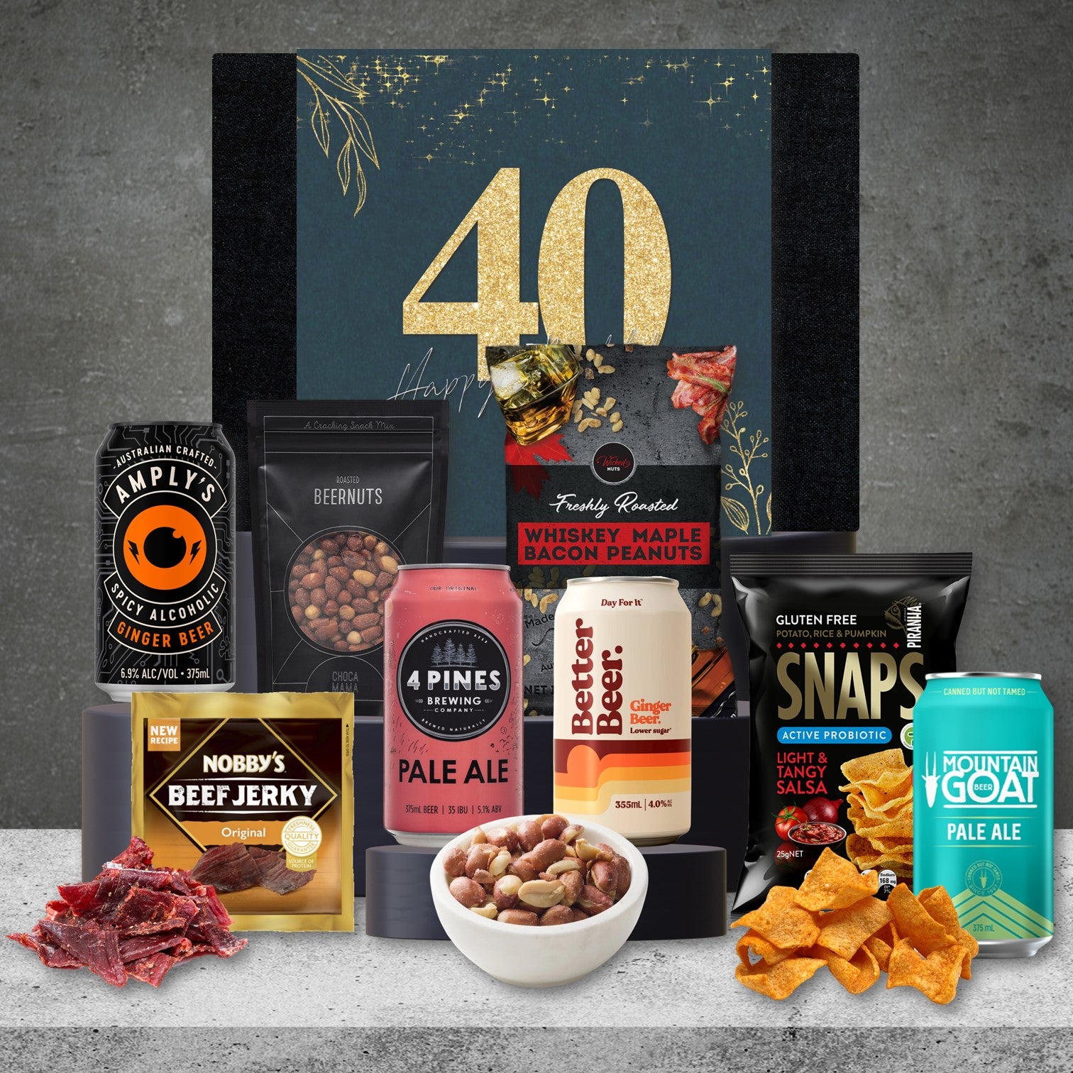 Happy 40th Mix It Up Beer Pack – Hampers Galore