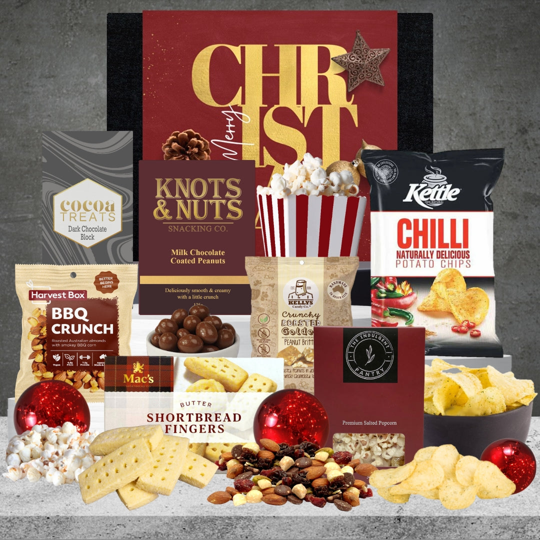 Christmas Snack Hamper For Him | Gourmet Snack Gifts | Hampers Galore