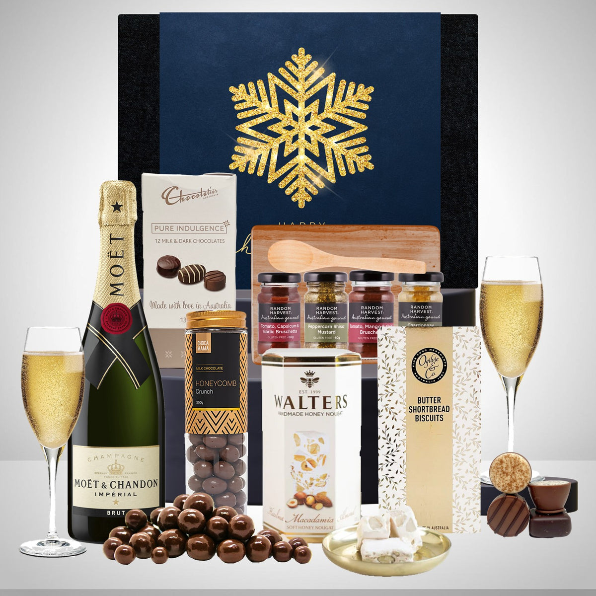 Moët & Gourmet Christmas Hamper – Hampers Galore