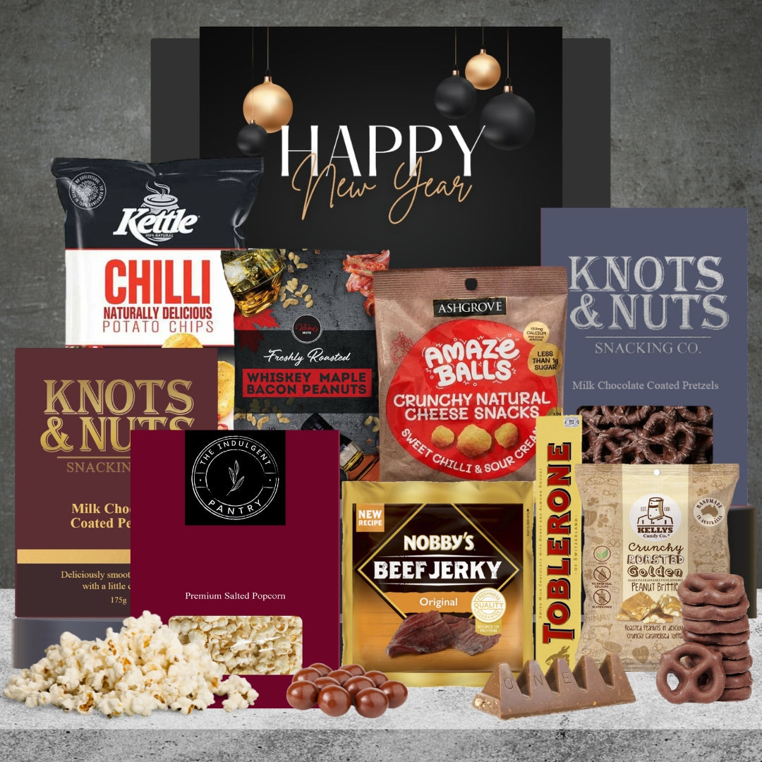 Happy New Year Snack Hamper | Delicious New Year Gift | Hampers Galore